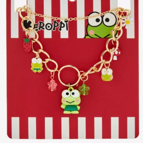 Sanrio | Jewelry | Keroppi Oring Charm Necklace Brand New | Poshmark